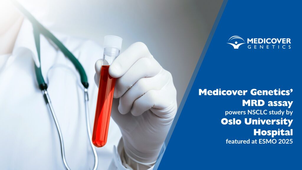 Medicover Genetics’ MRD technology featured in NSCLC study at ESMO 2025 ...